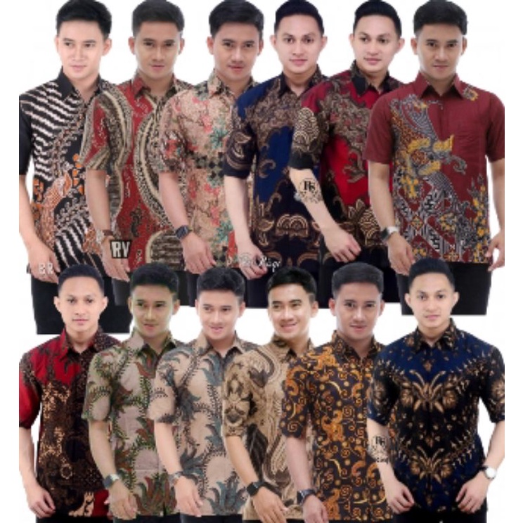 Jual Kemeja hem baju seragam batik padi angka joss Indonesia|Shopee ...