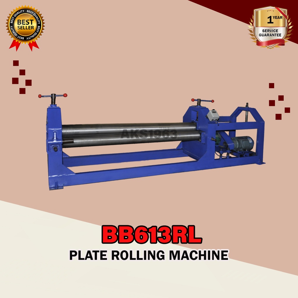 Jual Mesin Roll Plat Besi / Rolling Machine 6 x 1300 mm - BB613RL ...
