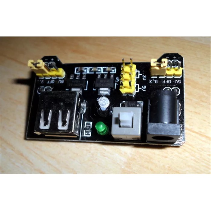 Jual PE Breadboard Power Supply Module 3.3 5V MB102 untuk Arduino Board ...