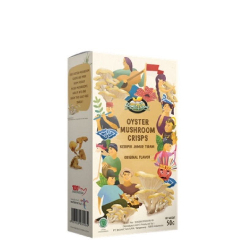 Jual Bionic Farm Keripik Jamur Tiram Original 50 gr | Shopee Indonesia