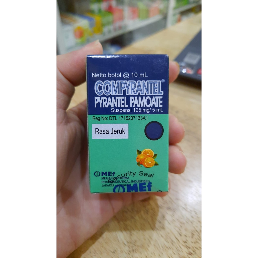 Jual Compyrantel sirup obat cacing anak rasa jeruk 10ml | Shopee Indonesia
