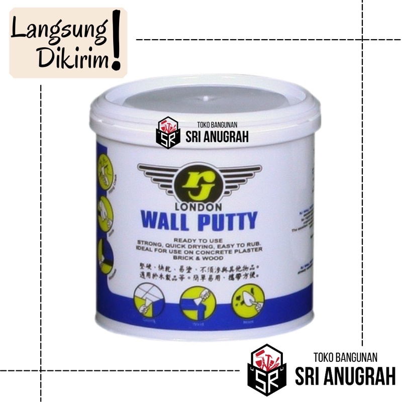 Jual RJ Wall Putty Dempul Kayu Tembok 1KG | Shopee Indonesia