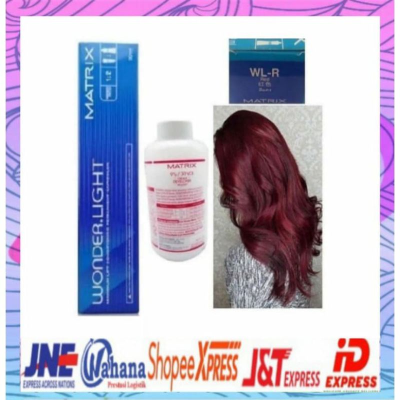 Jual cat rambut matrix wonder light 90ml WL.R (red) | Shopee Indonesia