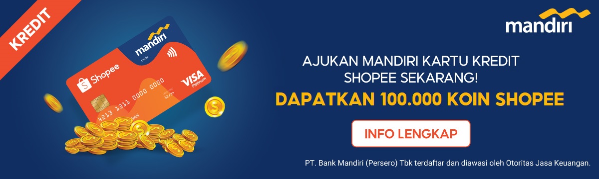 Diskon Hingga 500RB dengan Mandiri Kartu Kredit | Khusus Cicilan