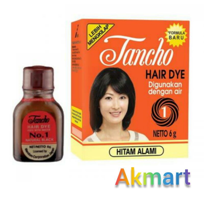Jual Tancho Semir Pewarna Rambut Bubuk 6 gr - Hair Dye | Shopee Indonesia