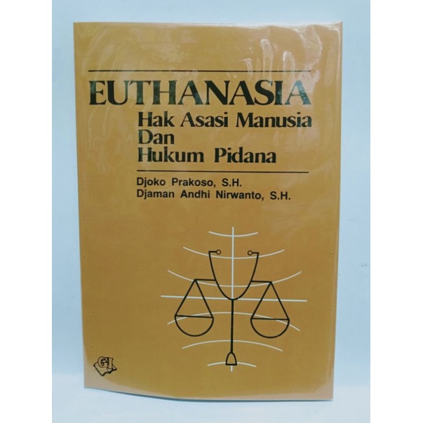 Jual BUKU EUTHANASIA Hak Asasi Manusia Dan Hukum Pidana | Shopee Indonesia