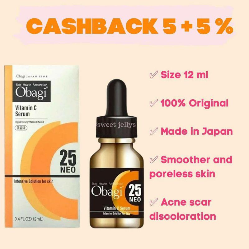 Jual OBAGI Vitamin C serum C25 NEO ORIGINAL JAPAN | Shopee Indonesia