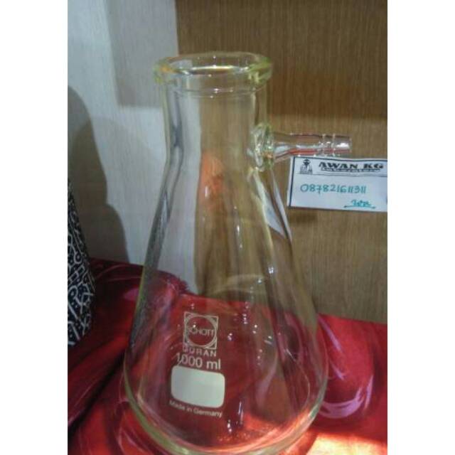 Jual filtering flask 1000ml duran ori made in germany | Shopee Indonesia