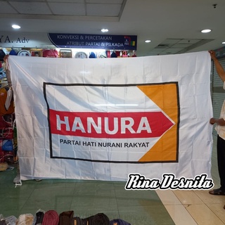 Jual bendera partai HANURA ukuran 2x3 meter | Shopee Indonesia