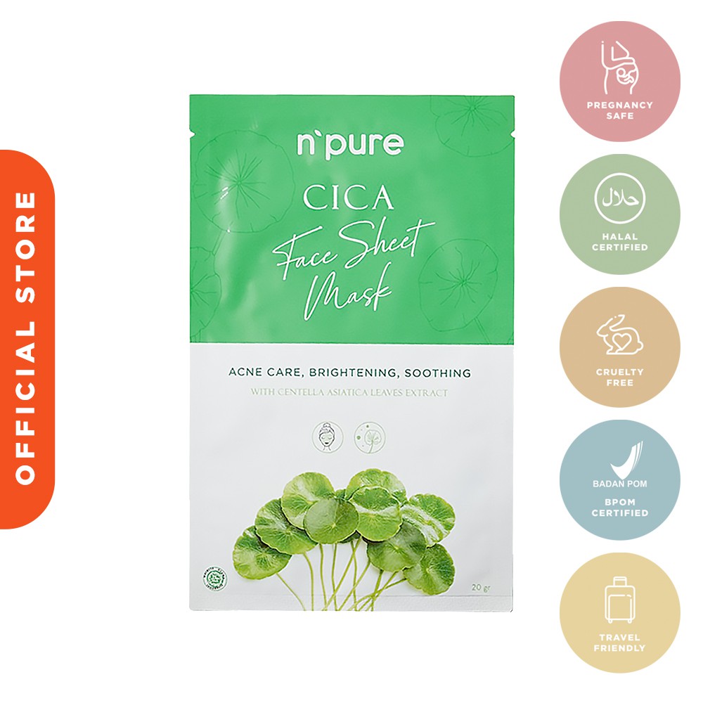 MSBB - NPURE Face Sheet Mask - My Skin But Better