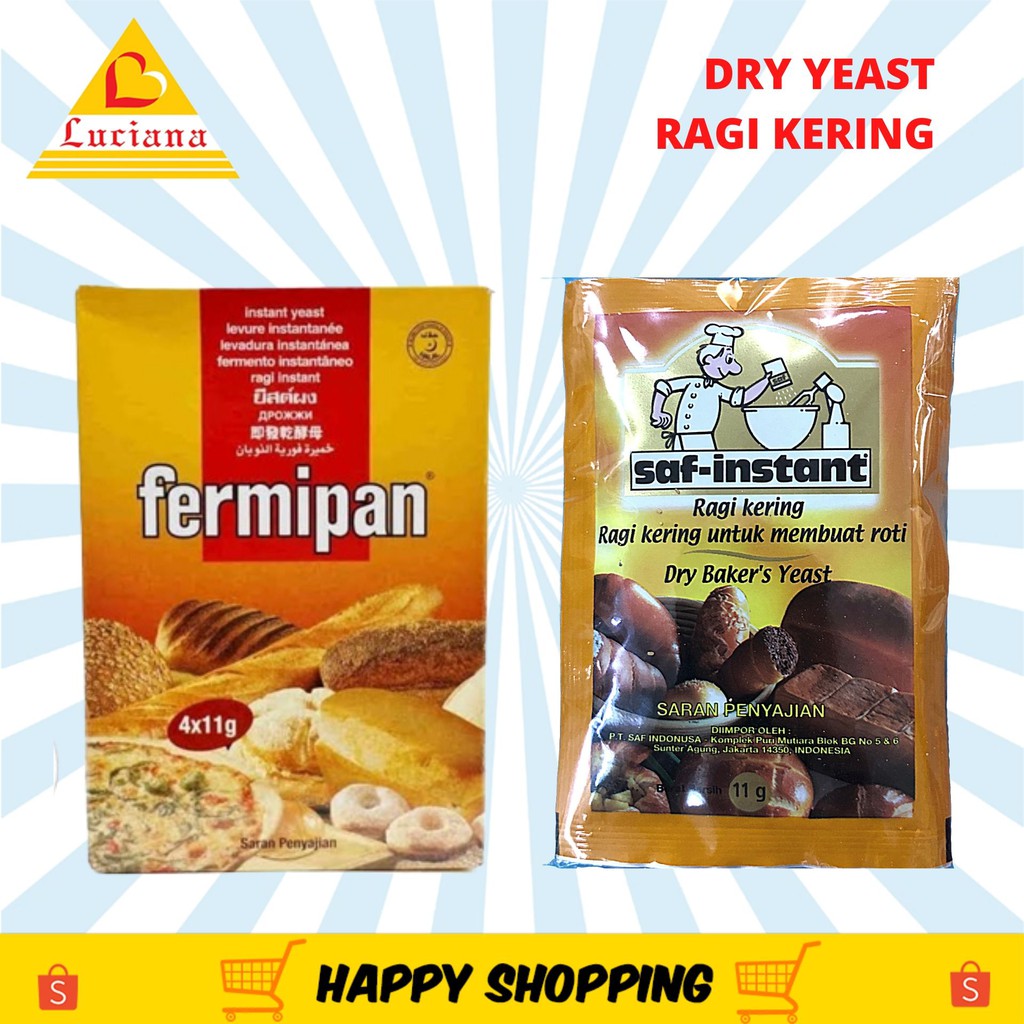 Fermipan Saf Instant Ragi Pack isi 4 sachet | Shopee Indonesia