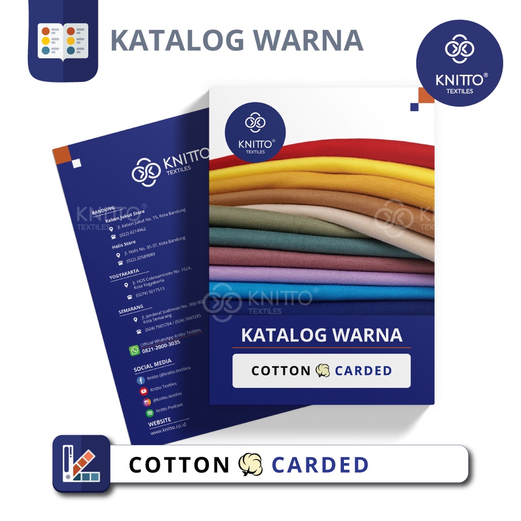 Jual KATALOG WARNA KAIN COTTON CARDED KNITTO (BAHAN KAOS) | Shopee ... Jual KATALOG WARNA KAIN COTTON CARDED KNITTO (BAHAN KAOS) | Shopee ...
