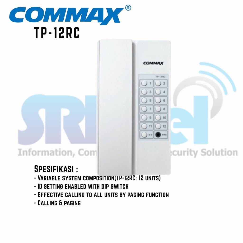 Jual Commax Tp 12rc Interphone Indonesia Shopee Indonesia
