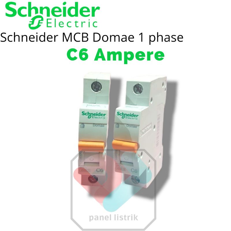 Jual Schneider Domae Mcb 1 Phase 6A / 1Phase 6 a / Sni Ampere Mini ...