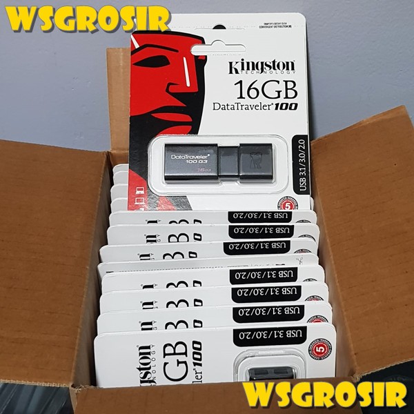 Jual KINGSTON PENDRIVE 16GB USB 3.0 DT100-G3 USB FLASHDISK | Shopee Indonesia