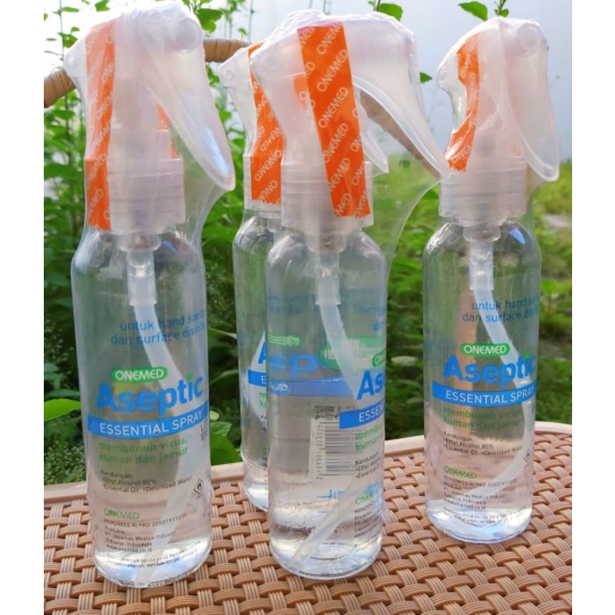 Jual Onemed Aseptic Plus Essential Spray 100ml (Hand Sanitizer ...