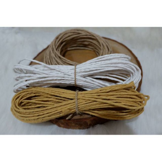 Jual TALI KERTAS 10M TEBAL 25MM COCOK UNTUK BUNGA BUKET KERAJINAN ...