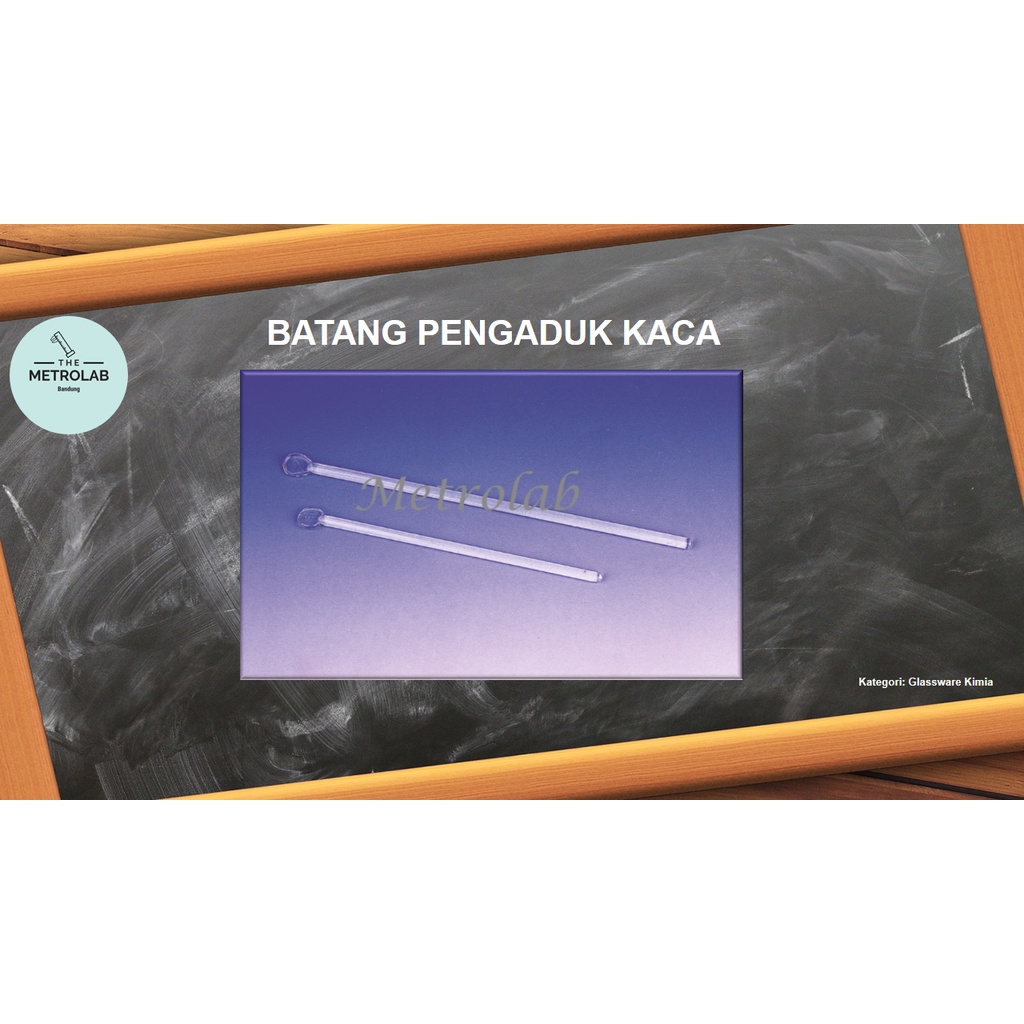 Jual Batang Pengaduk Kaca | Stirring Rod | Diameter 6 mm x Panjang 17,5 ...