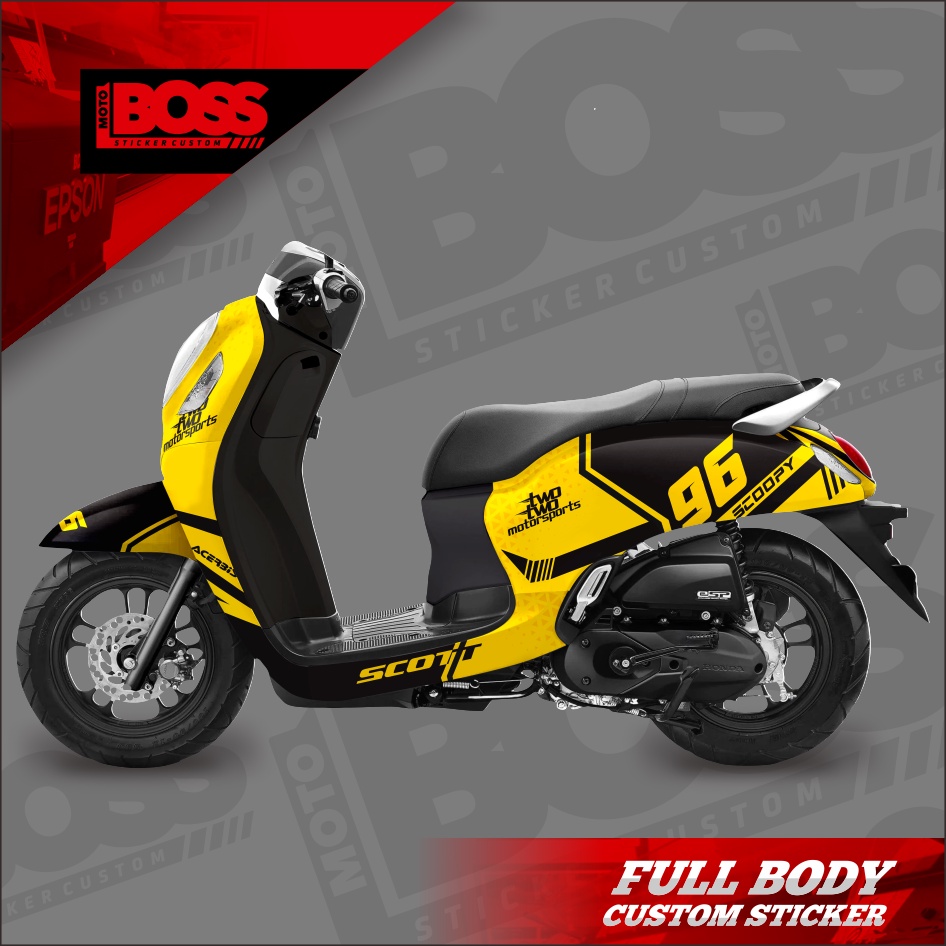 Jual Decal Stiker Sticker Honda Scoopy 2021 2022 Full Body Dekal Stiker ...