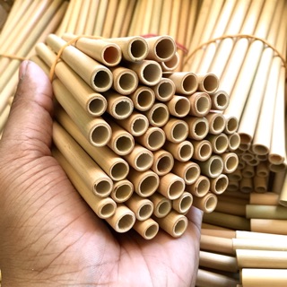 Jual Sedotan Bambu Medium 1 kg isi 120 pcs ( Bamboo Straw ) | Shopee ...