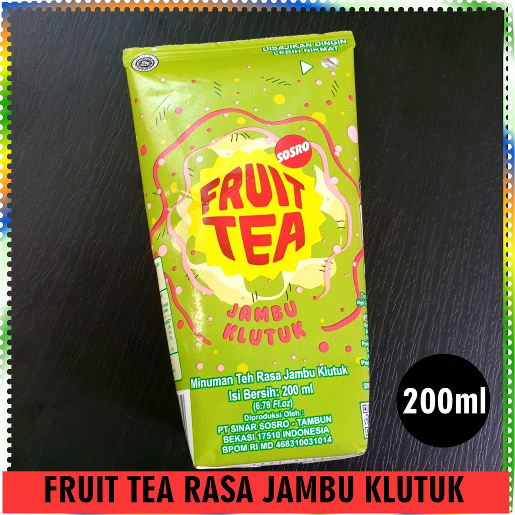 Jual Minuman Teh Kemasan Fruit Tea Rasa Jambu Klutuk 200ml | Shopee ...