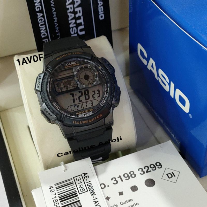 Jual JAM TANGAN PRIA CASIO ORIGINAL AE-1000W-1AVDF GARANSI RESMI GAP | Shopee Indonesia