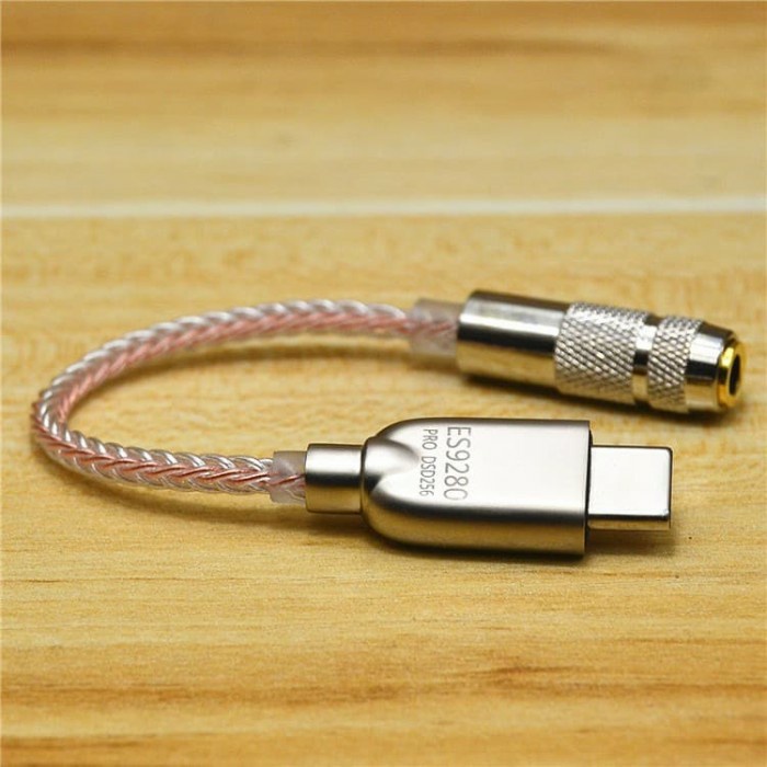 Jual Hi Res Type C to 3.5 DAC AMP ESS Sabre HiFi ES9280C Pro DSD256 | Shopee Indonesia