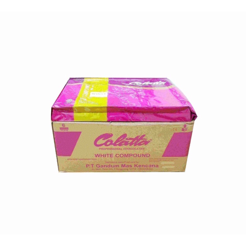 Jual Colatta White +/- kurang lebih 250 gr REPACK Compound cokelat ...