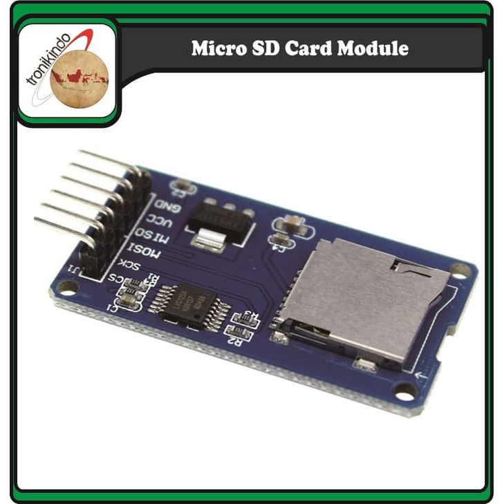 Jual Micro SD Card Reader Writer Module for Arduino Modul Pembaca ...