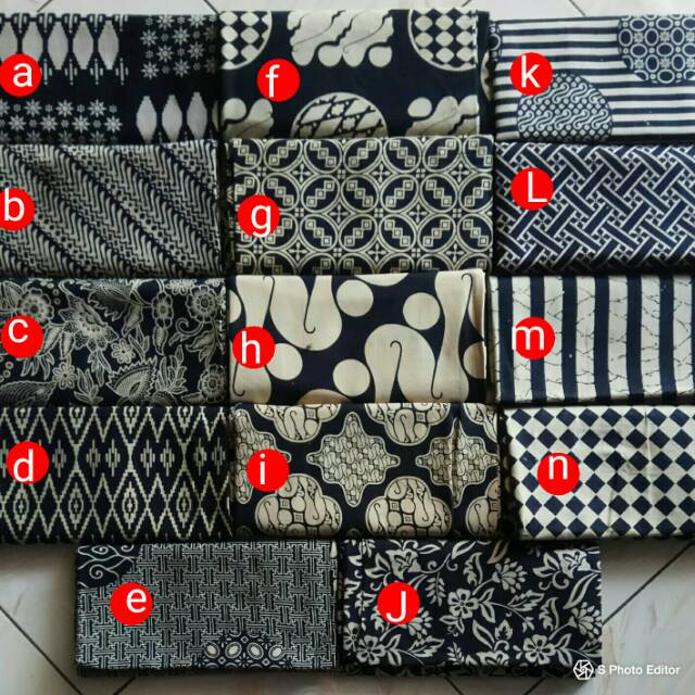 Cf kain batik monochrome KREM HITAM batik printing garutan murah batik ...