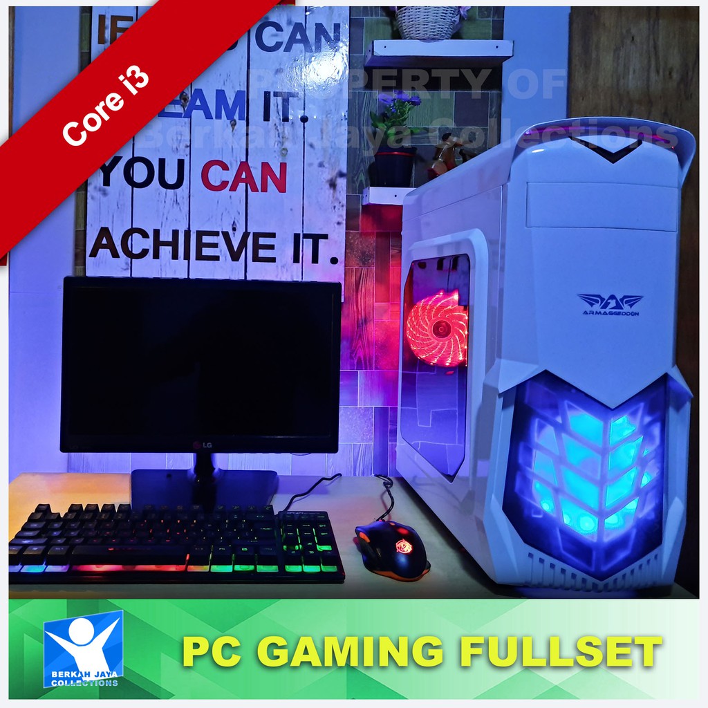 Jual Cpu Komputer Gaming Armageddon Core i3 + Monitor 16 Inc Murah ...