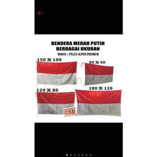Jual Bendera merah putih ukuran kecil sedang besar jumbo | Shopee Indonesia