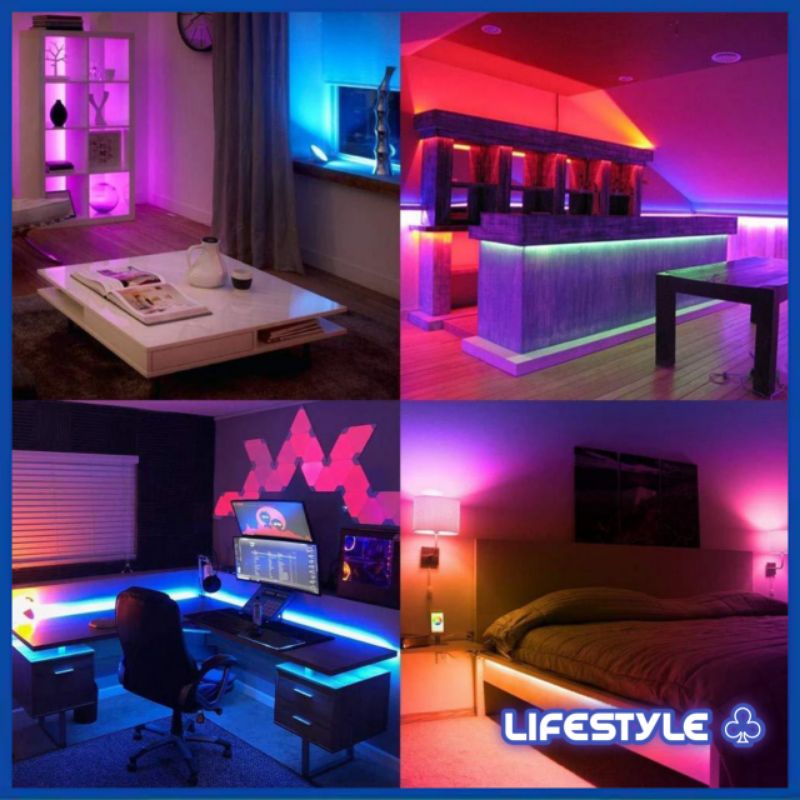 Jual lampu led strip aesthetic kitchenset gaming karaoke belakang tv ...