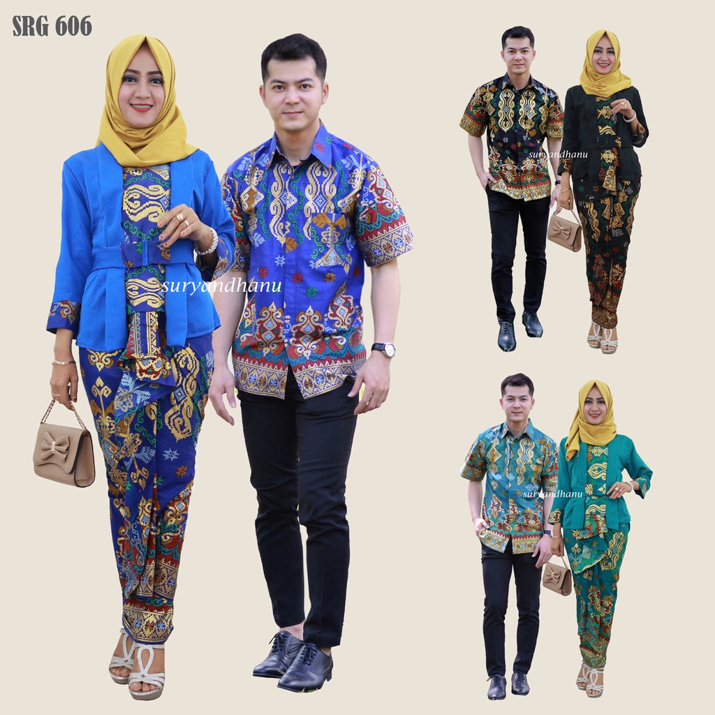 LUMBUNG BATIK Couple Batik Jodha couple Adelia Kebaya kutu baru Jodha.