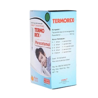 Jual TERMOREX SYRUP 60 ML /DEMAM ANAK /SIRUP PEREDA NYERI / ANALGESIK ...