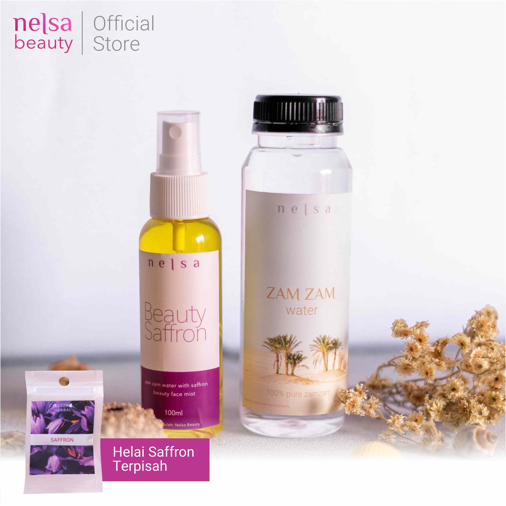 Jual Safron Face Mist Dengan Air Zam Zam Paket Bundle Spray 100ml dan ...