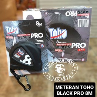 Jual METERAN TOHO BLACK PRO 8 METER / ALAT UKUR PLAT TOHO 8M / METERAN 8 METER TOHO BLACK PRO ...