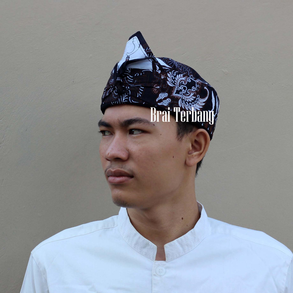 Jual Blangkon iket bendo peci topi tradisional khas sunda motif kujang ...