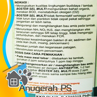 Jual PROBIOTIK IKAN BOSTER SEL MULTI 1 LITER Indonesia|Shopee Indonesia