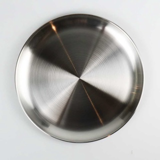 Jual Piring Makan Stainless Steel Murah / Piring Stainless Platting ...