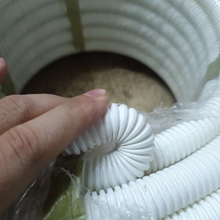 Jual Flexible Conduit / Flexible Pipa / Flexible NISO 25mm Putih ...