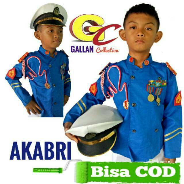 Jual BAJU AKABRI BIRU / KOSTUM ANAK / SETELAN / SERAGAM AKABRI | Shopee ...