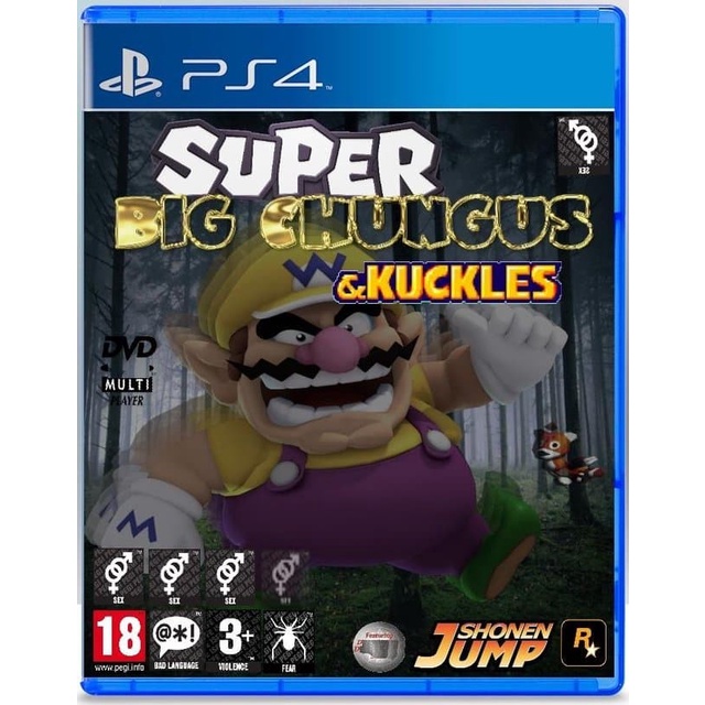Jual Sony Playstation PS4 Super Big chungus & knuckles | Shopee Indonesia