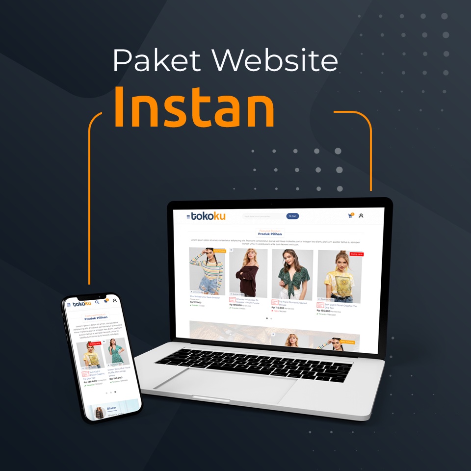 Jual Paket Website Instan | Shopee Indonesia