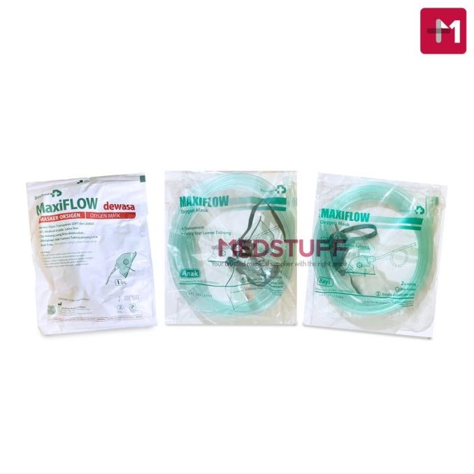 Jual Maxiflow Masker Oksigen Simple Face Mask Oxygen Mask | Shopee ...