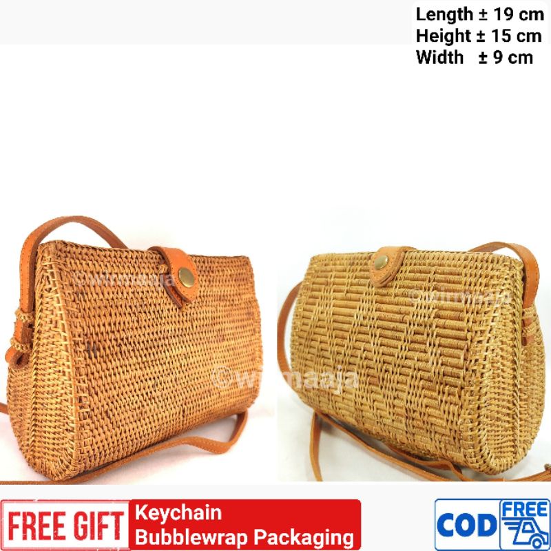 Jual Tas Rotan model Kerang | Shopee Indonesia