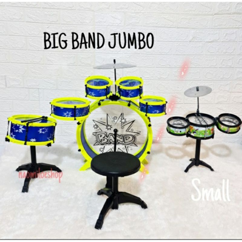 Jual Mainan big band anak / mainan drum anak JUMBO super besar dengan ...