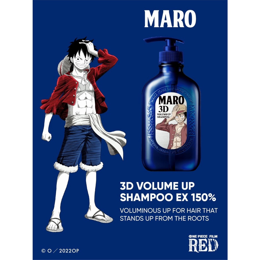 Jual Shampoo Pria MARO 3D Volume Up EX Incl. Conditioner Japan 460ml BPOM | Shopee Indonesia