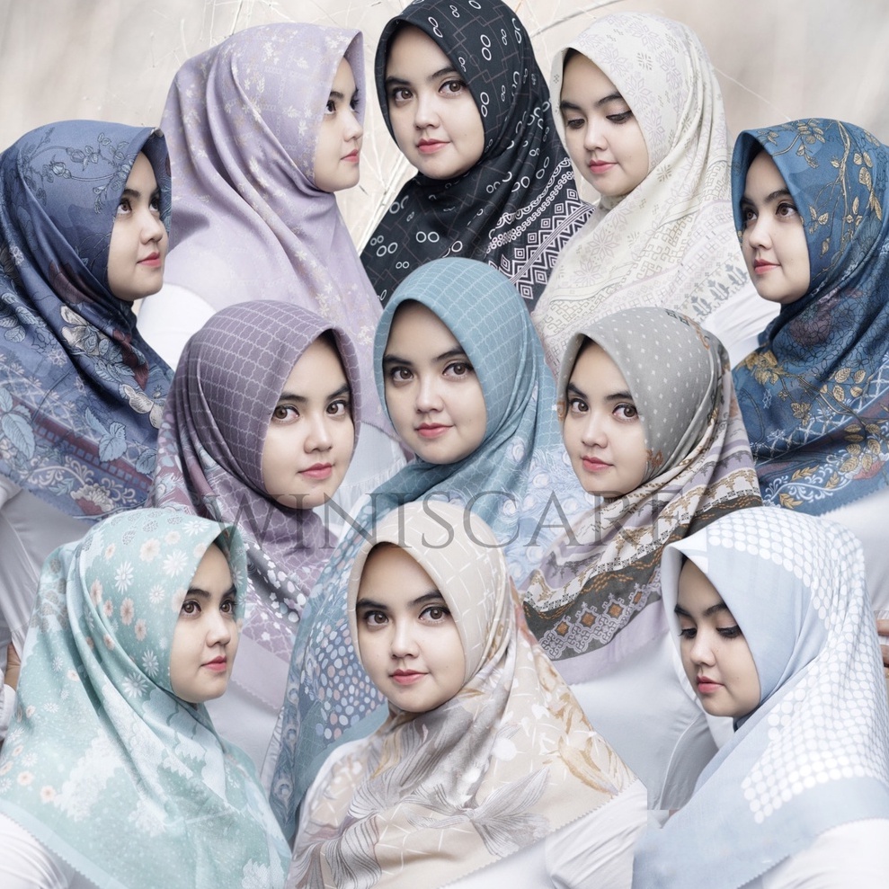 Jual Hijab Segi Empat Motif /Voal Sublim Premium/Laser Cut Edisi PROMO | Shopee Indonesia