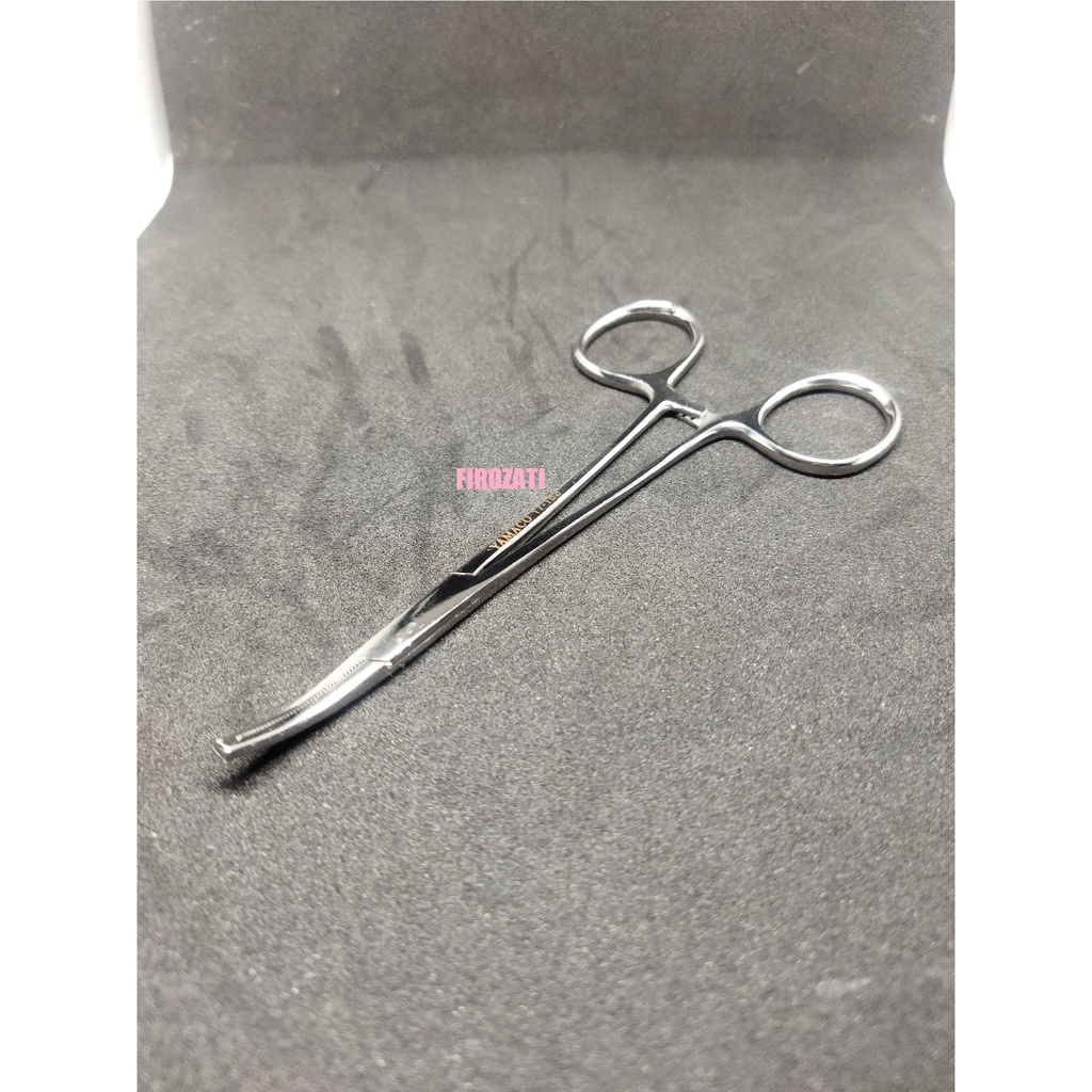 Jual Mosquito Kocher Forceps Klem 12.5cm Yamaco - Lengkung Bengkok ...